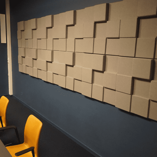 Soundtect 3D Cubism - Acoustic Panels - Black Box Pro